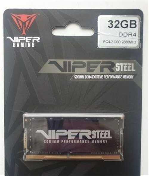 Sodimm DDR4 Viper Steel 32GB