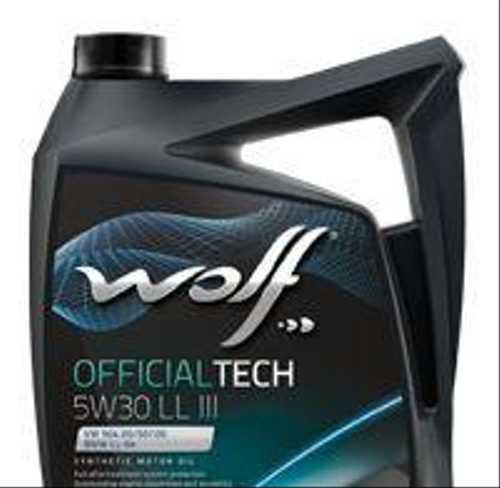 Масло моторное wolf officialtech