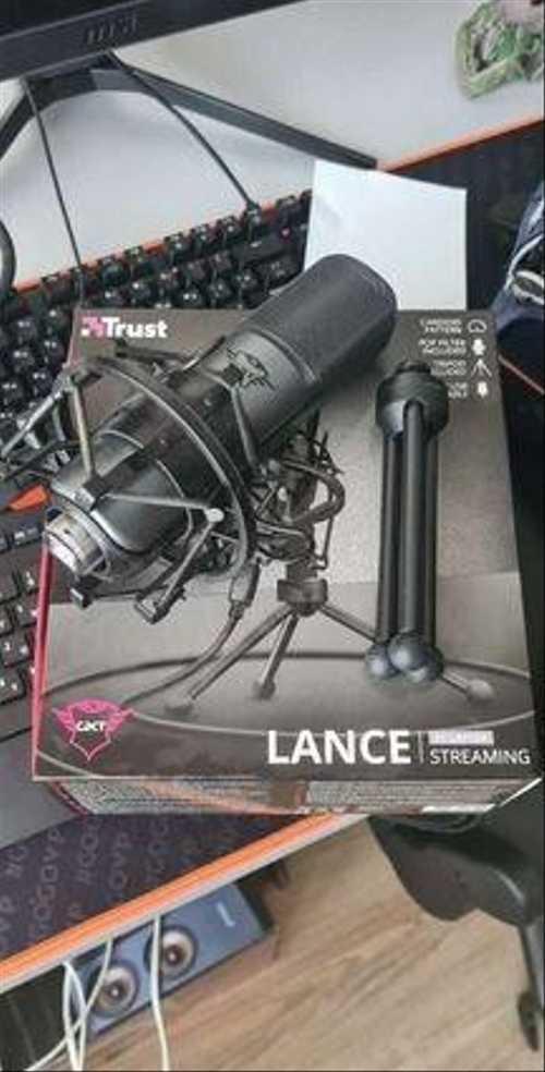 Микрофон для стрима Trust GXT 242 Lance