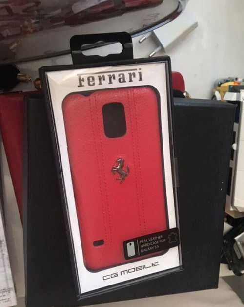 Чехол Кожаный Ferrari Galaxy X5