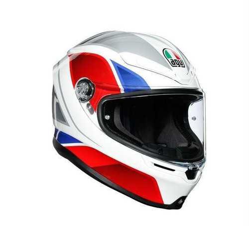 Мотошлем AGV K-6 Hyphen White