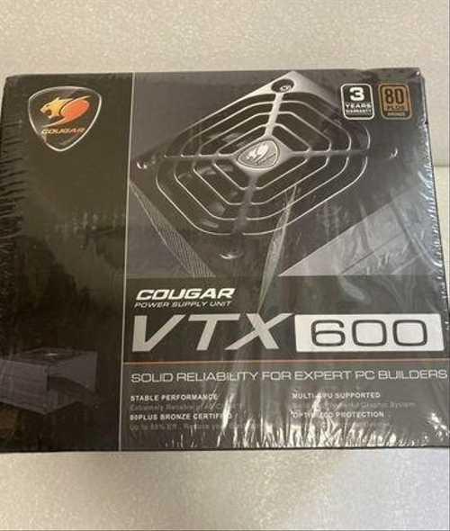 Блок питания Cougar VTX 600W (CGR BSX-600)