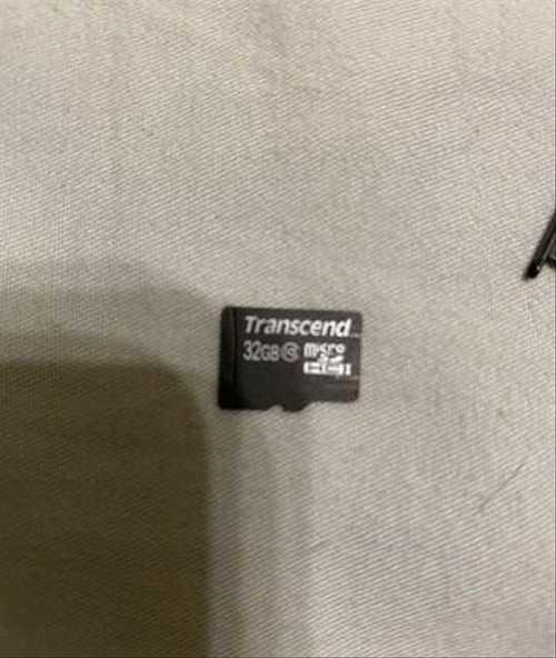 Карта памяти transcend 32gb