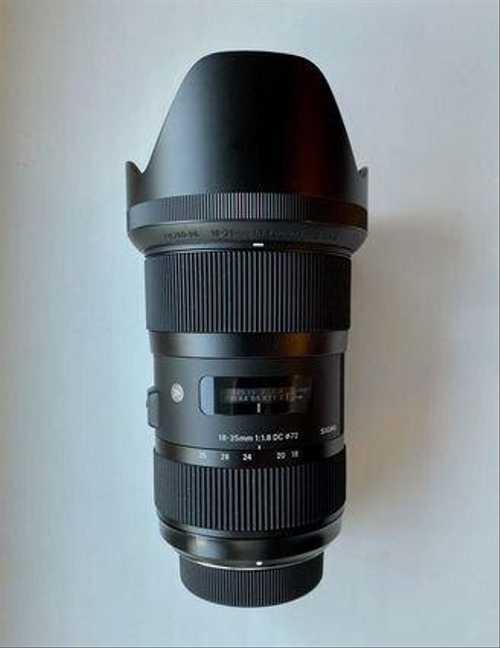 Sigma 18-35 1.8 Art Nikon F