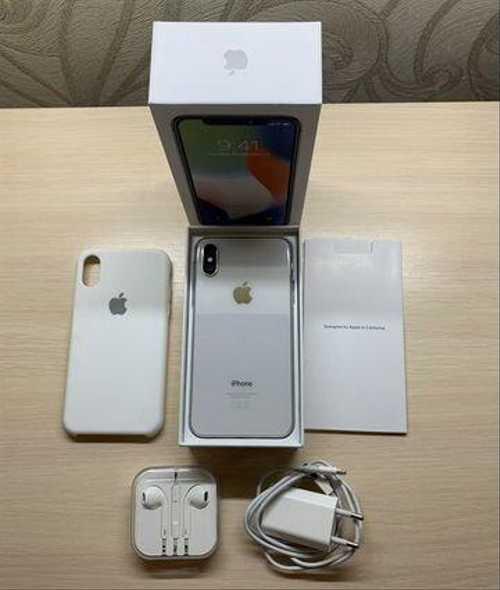 iPhone x 64gb Silver