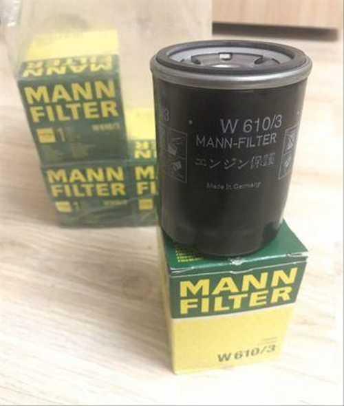 Фильтр масленный Mann W610/3