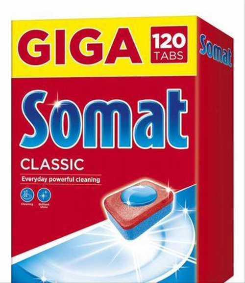 Somat classic таблетки для посудомоечной машины