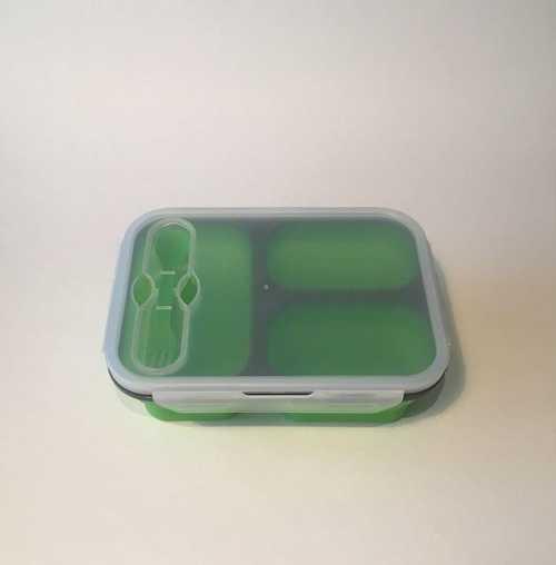 Складной силиконовый контейнер для еды / ланч-бокс | Festima.Ru .
