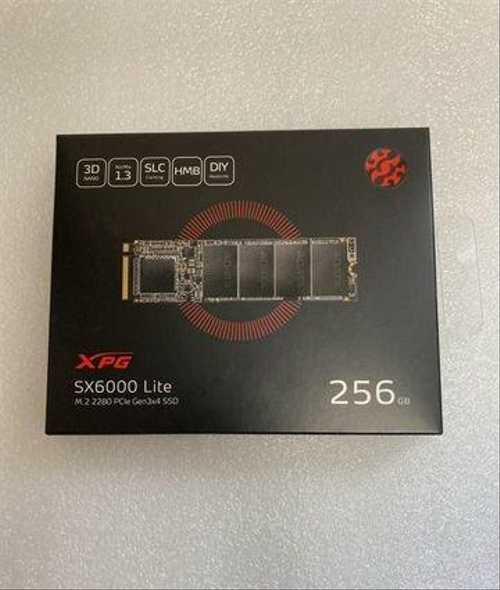 256 гб SSD M.2 накопитель A-Data XPG SX6000 Lite