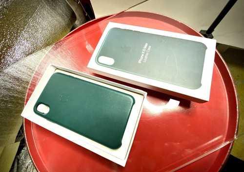 Чехол iPhone XS MAX из эко-кожи хайповый цвет