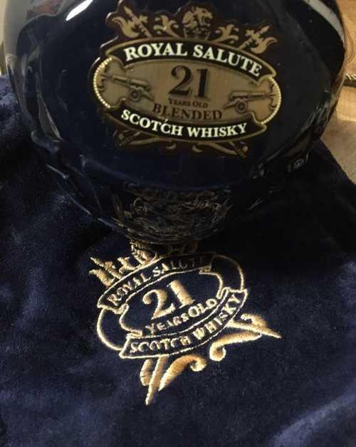 Бутылка пустая chivas royal salute 21 графин