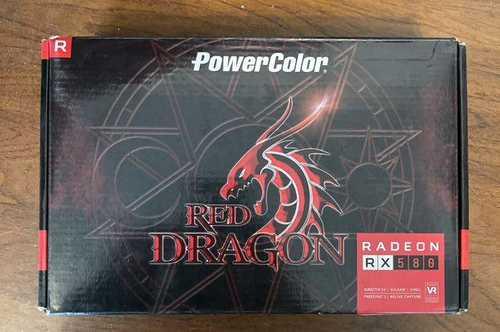 Видеокарта red dragon rx580 8gb