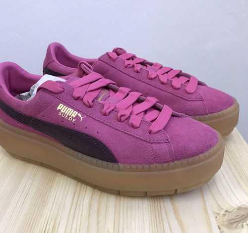 Кроссовки Puma Suede Platform Trace Block