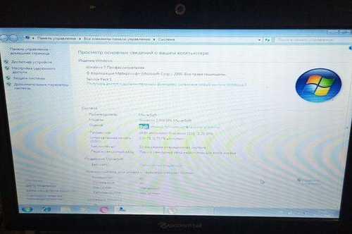 Нетбук packard bell