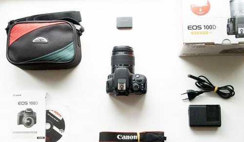 Фотоаппарат Canon 100d (пробег 3750k) + зум 18-55