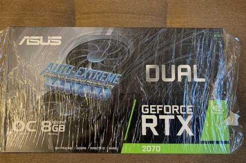 Видеокарта asus dual-RTX2070-O8G-EVO-V2