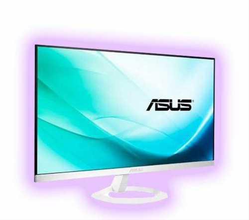 Монитор 24" asus VZ239HE-W full HD; 76гц; IPS; hdm