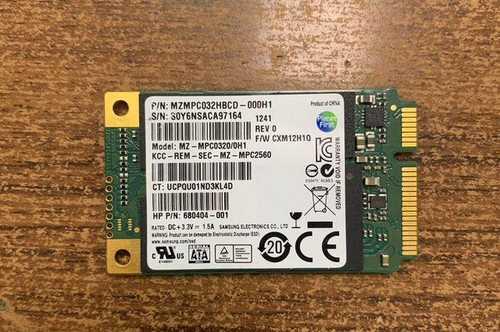 Жесткий диск ssd samsung 32gb