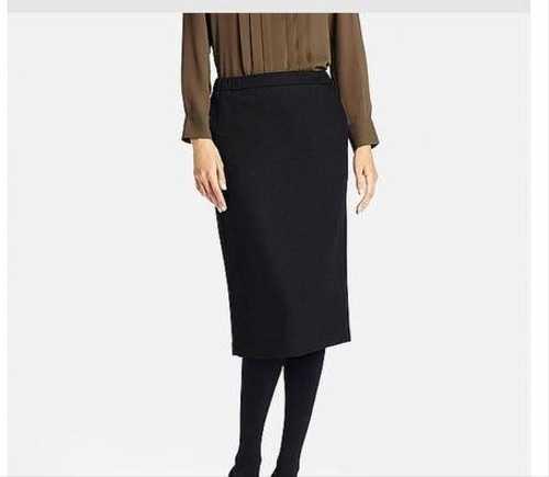 Новая юбка-карандаш Uniqlo XS, цвет серый