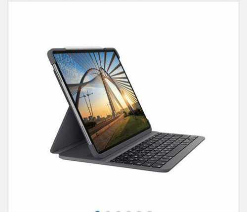 Клавиатура беспроводная Logitech Slim Folio, черна