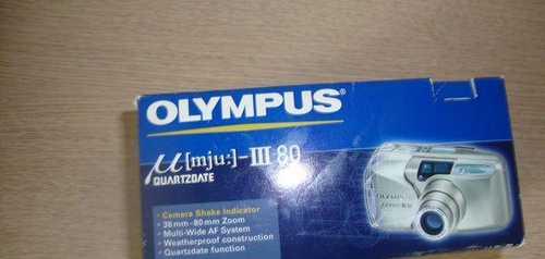 Пленочный фотоаппарат olympus mju