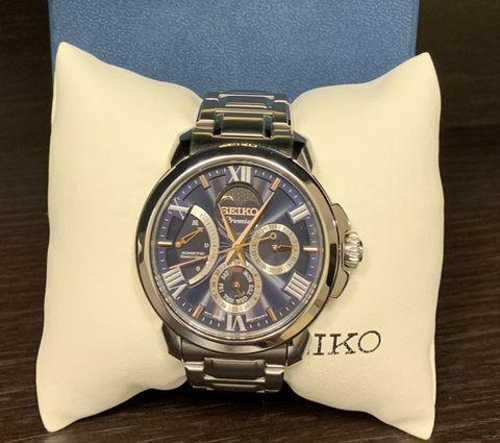 Часы Seiko Premier Kinetic Moonphase SRX017