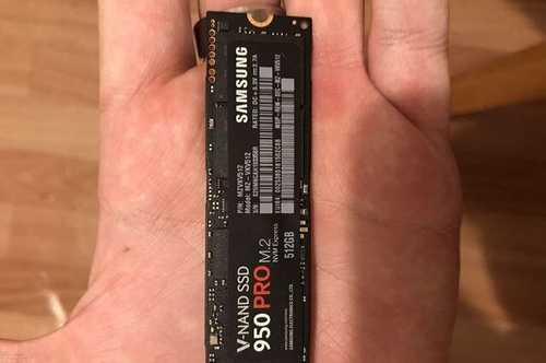 SSD Samsung 950 pro m2 512гб