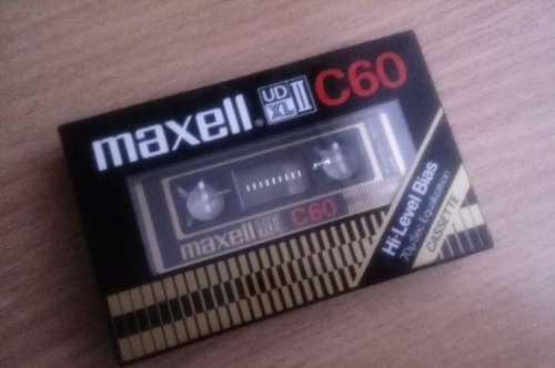 Аудиокассеты maxell UD xlii C 60 europa 1978 japan