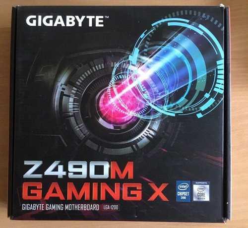 Материнская плата Gygabite Z490M Gaming X