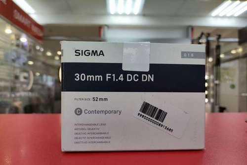 Объектив Sigma AF 30mm F1.4 DC DN Contemporary Son