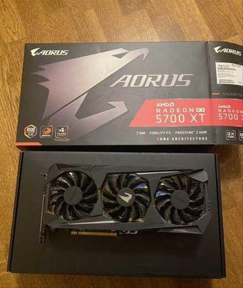 Видеокарта Gigabyte Aurus Rx 5700 XT