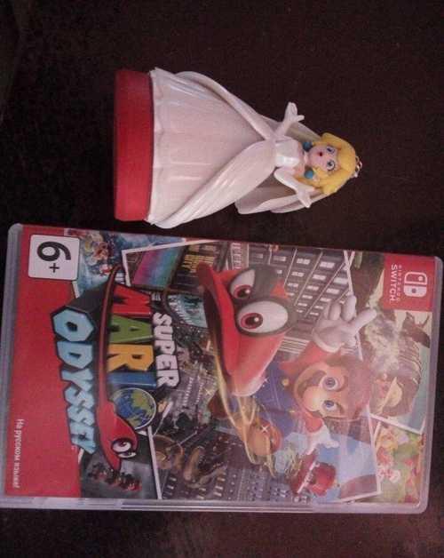 Super Mario Odyssey + Amiibo Princess Peach