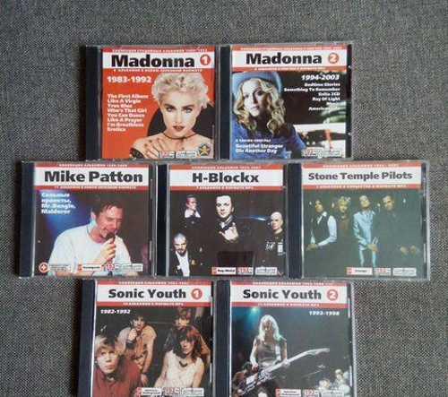 MP3 CD Madonna. Sonic Youth. Stone Temple Pilots