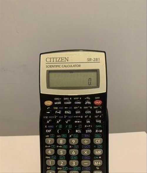 Калькулятор научный Citizen SR-281