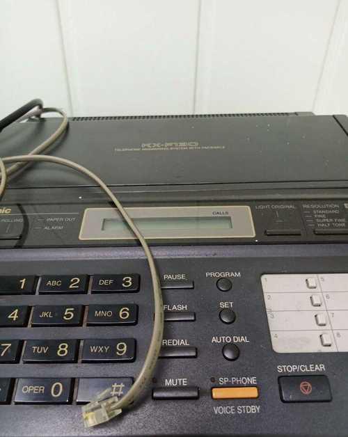 Факс и телефон Panasonic kx-f130