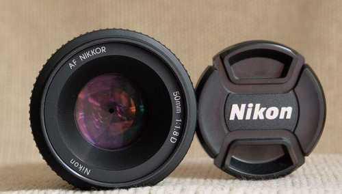 Фотообъектив Nikon AF Nikkor 50/1.8D NEW