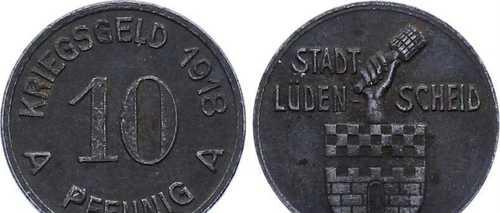 Германская империя.Редкие монеты. Оригинал