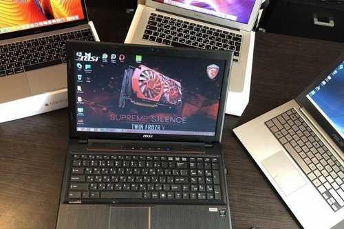 Игровой MSI GE-60 2PL i7 как новый