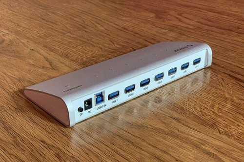 Высокоскоростной USB хаб 3.0 Orico, алюминиевый