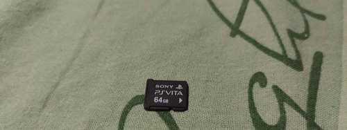 Карта памяти Memory card для ps vita 64gb