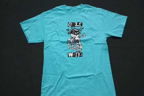 Golf wang mindfuck tee pacific blue Футболка гольф