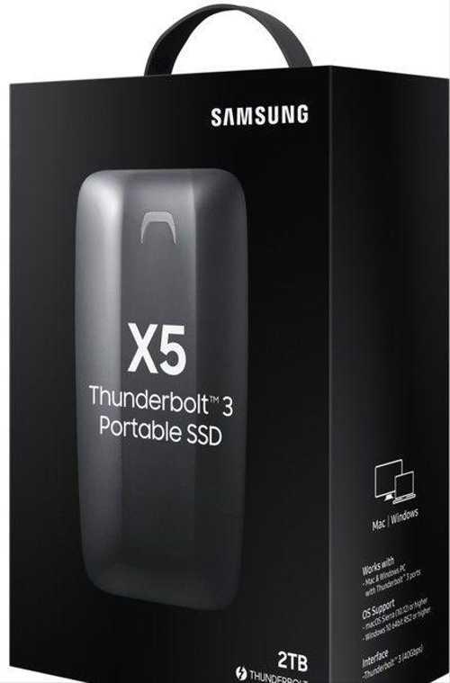Внешний SSD SAMSUNG Portable SSD X5 2 тб