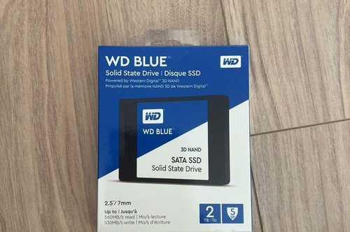 Жесткий диск ssd WD Blue 2tb
