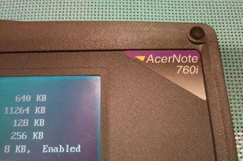 Раритетный ноутбук AcerNote 760i - 1995 года
