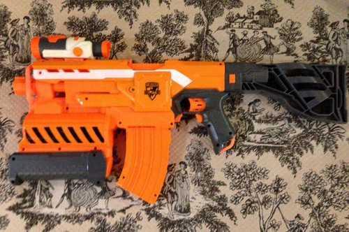 Бластер Nerf Demolisher 2in1 с прицелом и пулями