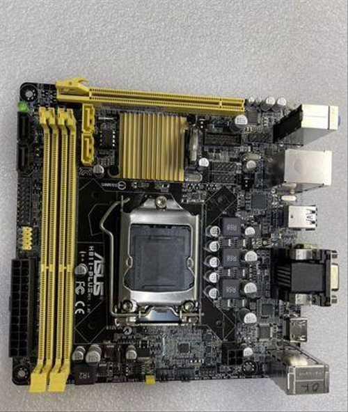 Материнская плата asus H81I-plus ITX soc 1150