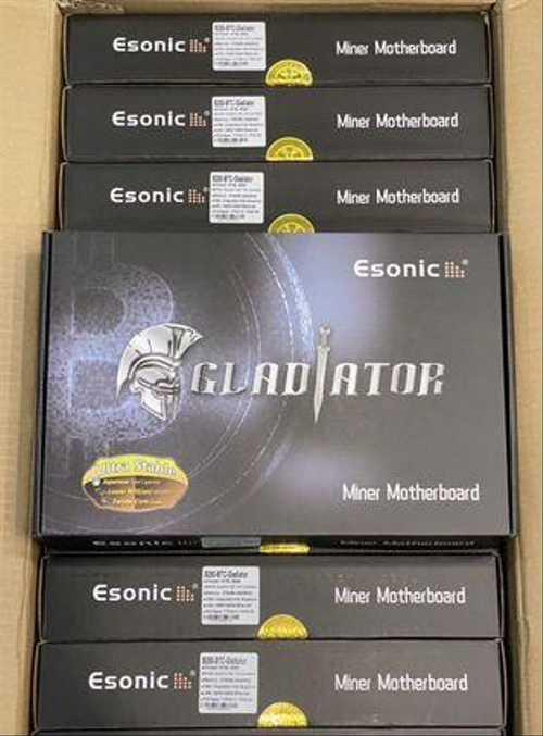 Материнская плата 1151 B250 BTC Gladiator 12 карт