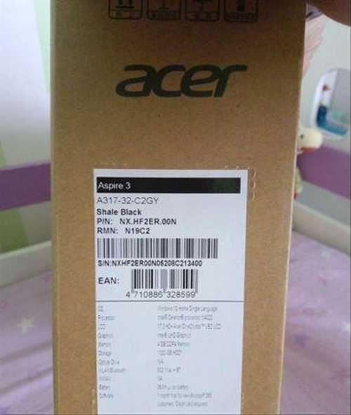 Новый Acer 17.3" led FullHD