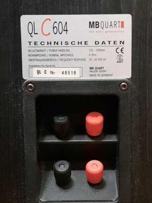 Акустические системы MB Quart QL C604 цвет черный