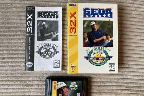 Картридж Sega 32x Golf 36 Great Holes Fred Couples